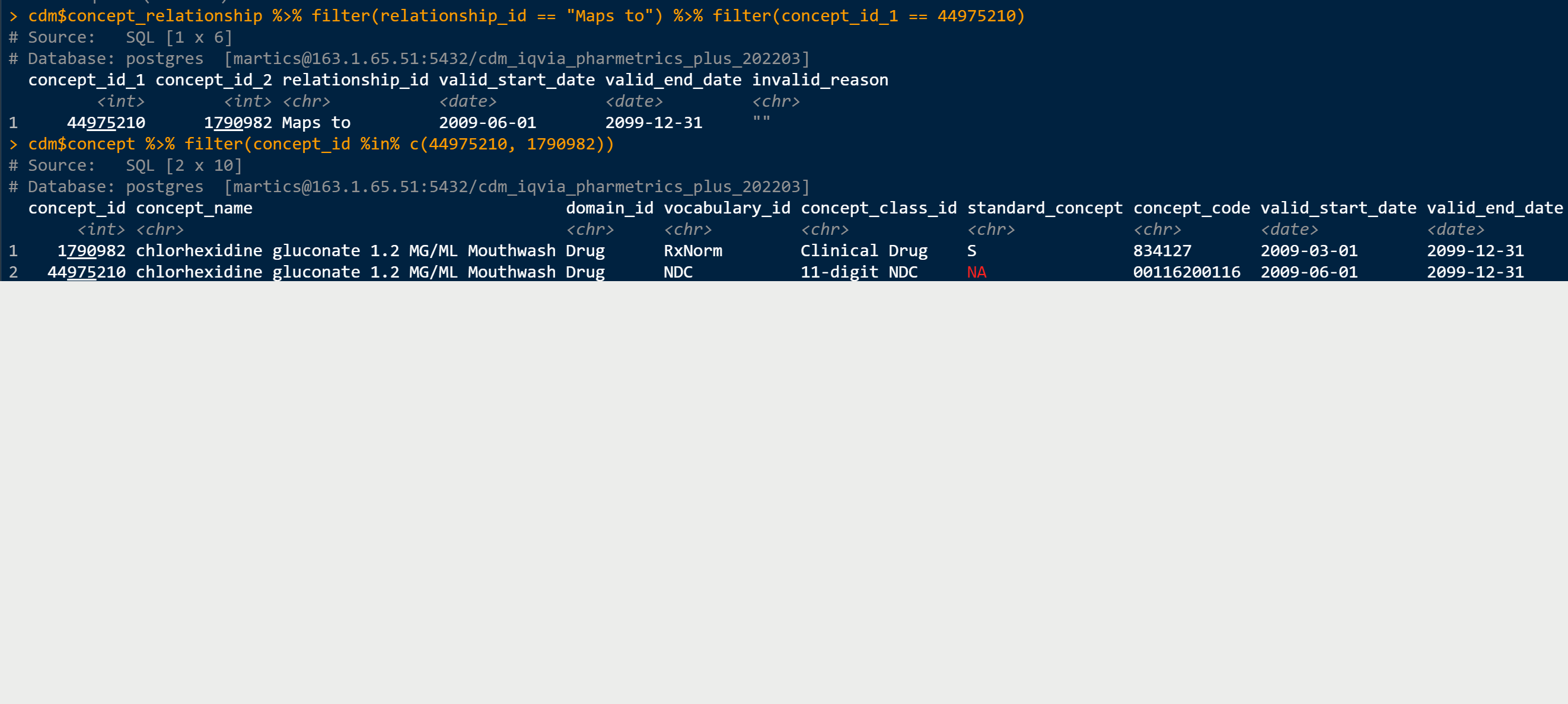 Introduction and CDMConnector