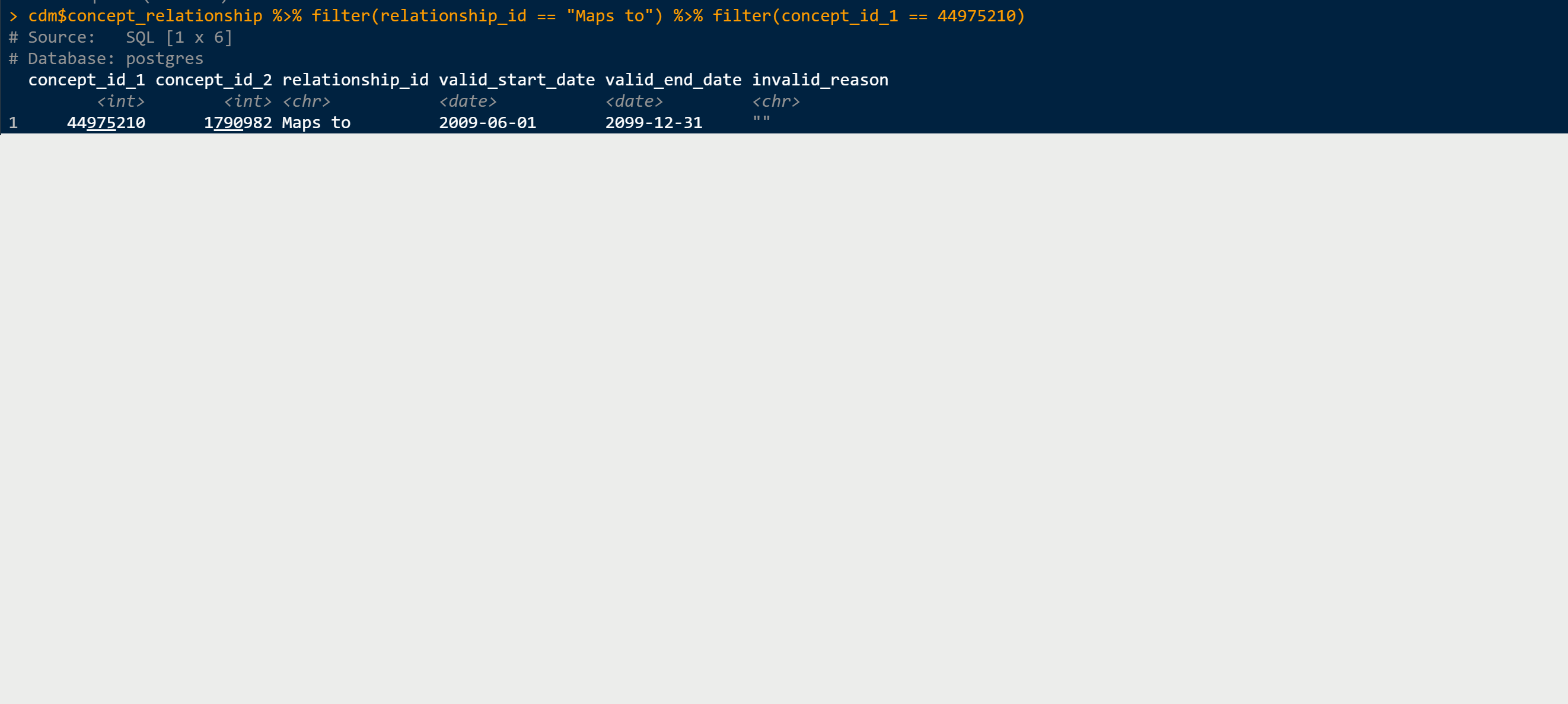 Real World Evidence Summer School – OMOP and CDMConnector